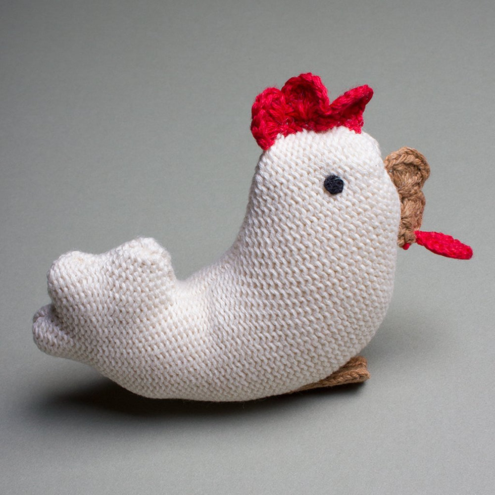 Shop Organic Chicken Rattle Toy - Baby Toys | Estella