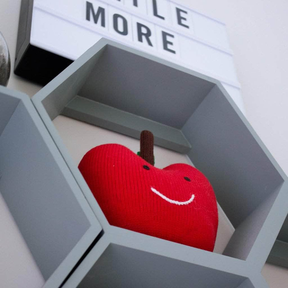 Shop Big Apple Stuffed Toy in Organic Cotton | Estella